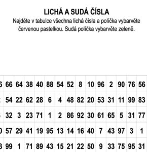 Lichá a sudá čísla – Schola ludus